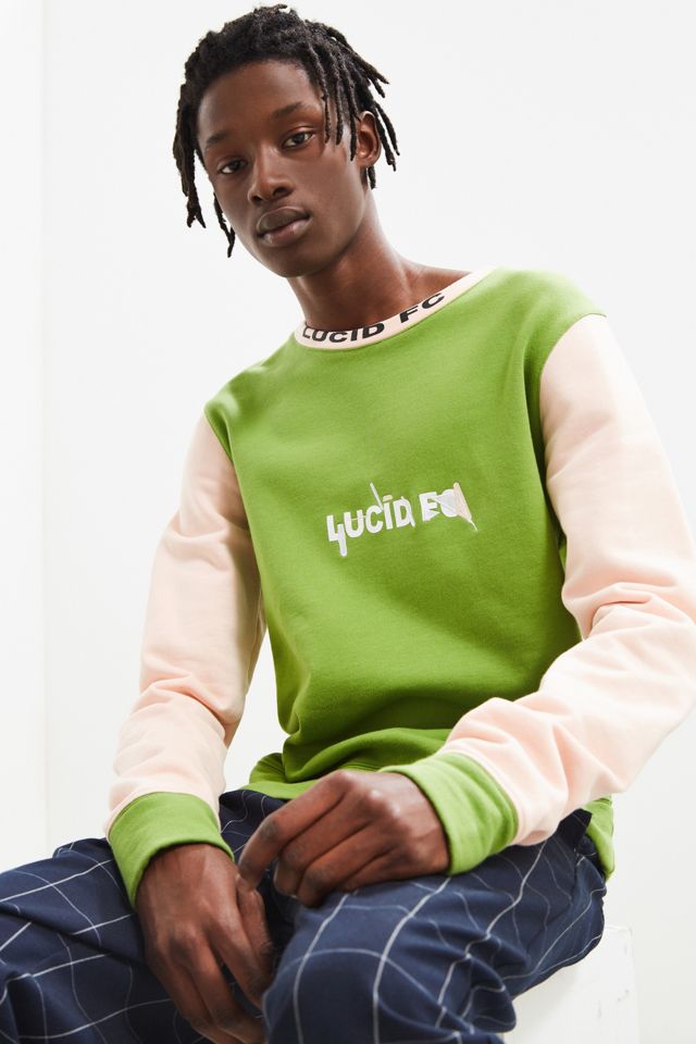 Lucid FC Fabricated Crew Neck Sweatshirt | Urban Outfitters