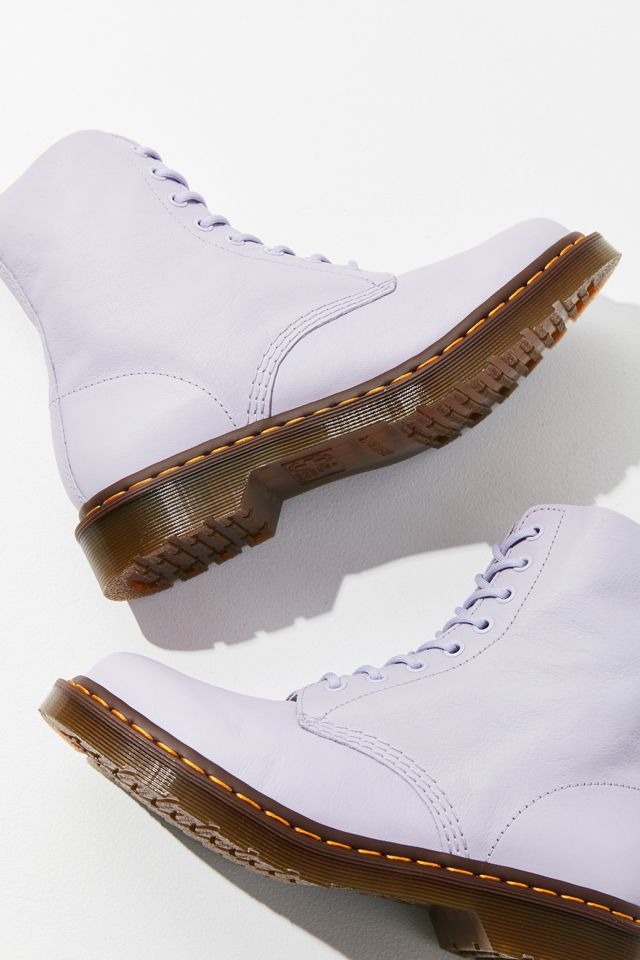 Dr. Martens Pascal Virginia 8-Eye Purple Combat Boot | Urban Outfitters