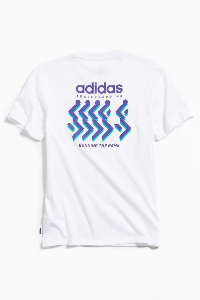 adidas Skateboarding Running The Game Tee | Urban Outfitters