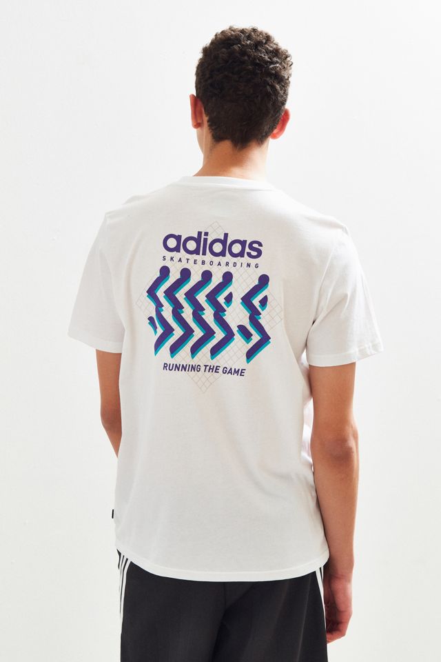 adidas Skateboarding Running The Game Tee | Urban Outfitters