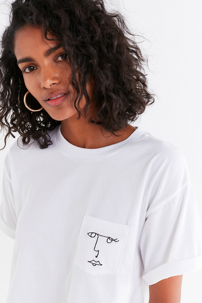 Future State Embroidered Face Tee | Urban Outfitters
