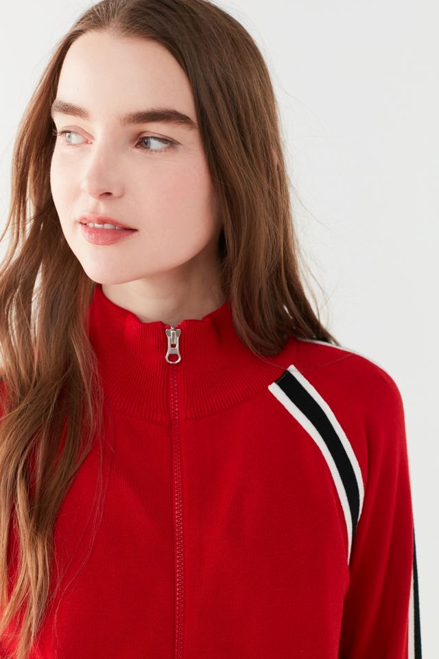 UO Striped Track Jacket Sweater | Urban Outfitters Canada