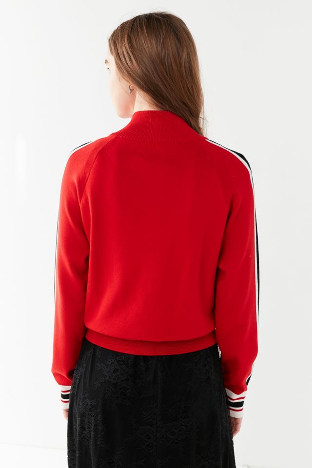 UO Striped Track Jacket Sweater | Urban Outfitters Canada