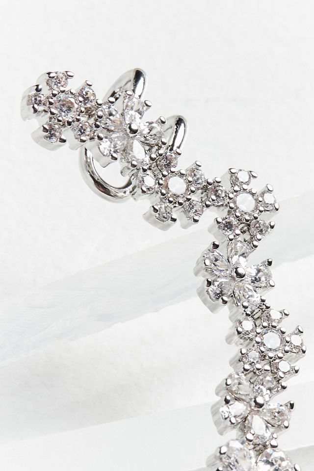 Floral Rhinestone Ear Cuff | Urban Outfitters