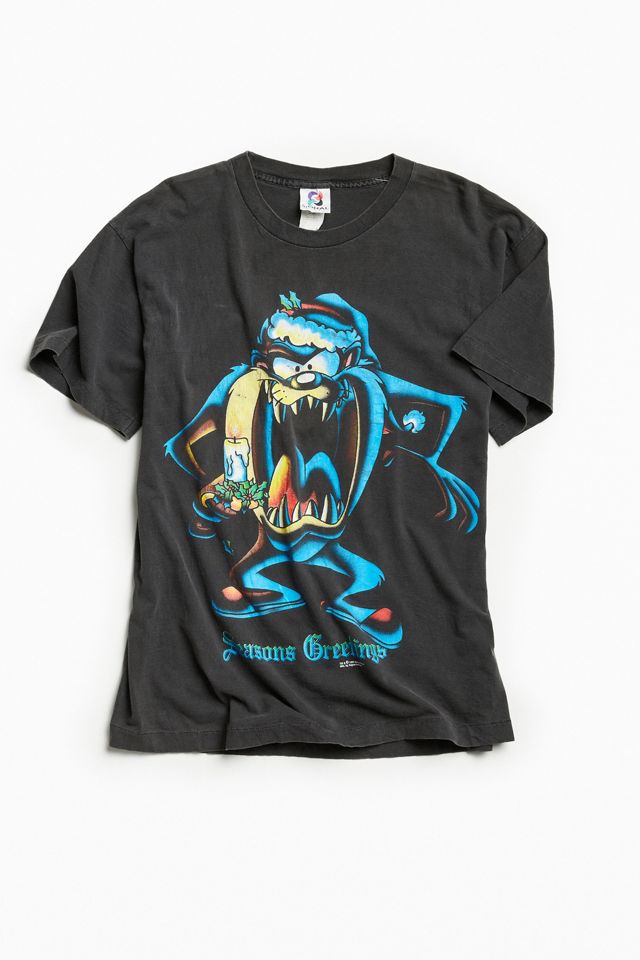 Vintage Looney Tunes Holiday Taz Tee | Urban Outfitters Canada