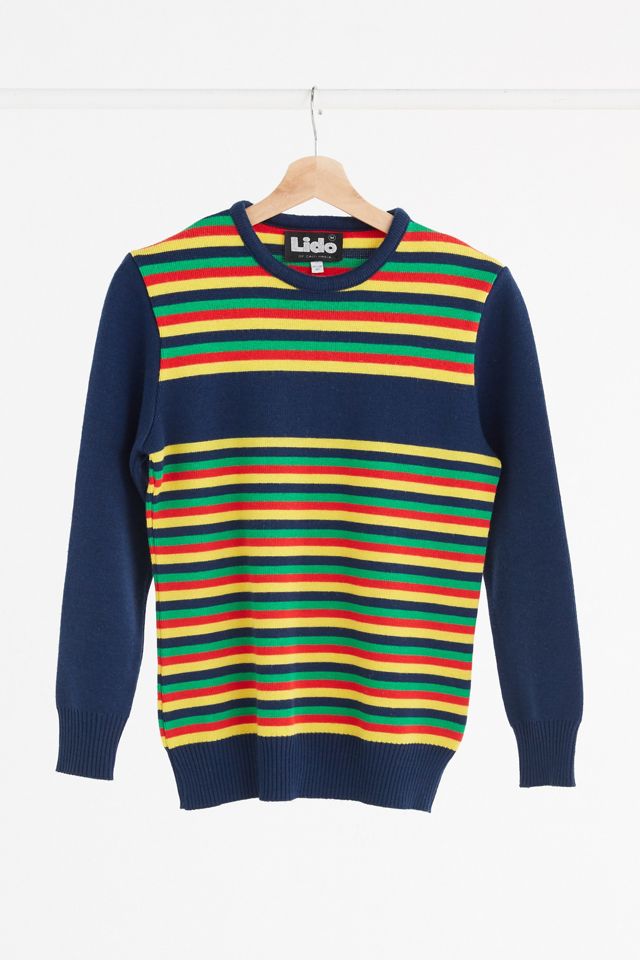 Vintage ‘70s Multi Stripe Sweater | Urban Outfitters