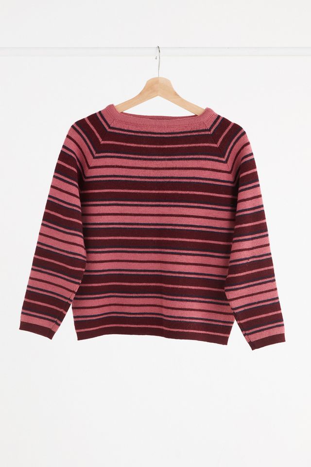 Vintage ‘70s Pink Stripe Sweater | Urban Outfitters