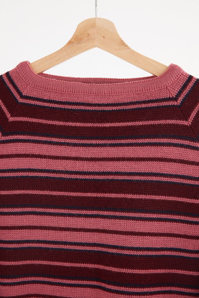 Vintage ‘70s Pink Stripe Sweater | Urban Outfitters