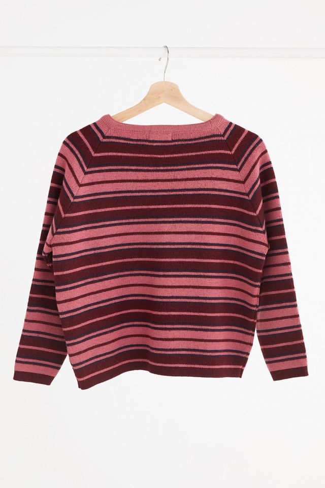 Vintage ‘70s Pink Stripe Sweater | Urban Outfitters