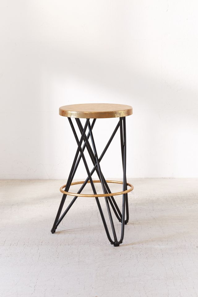 Lorna Gold Counter Stool | Urban Outfitters