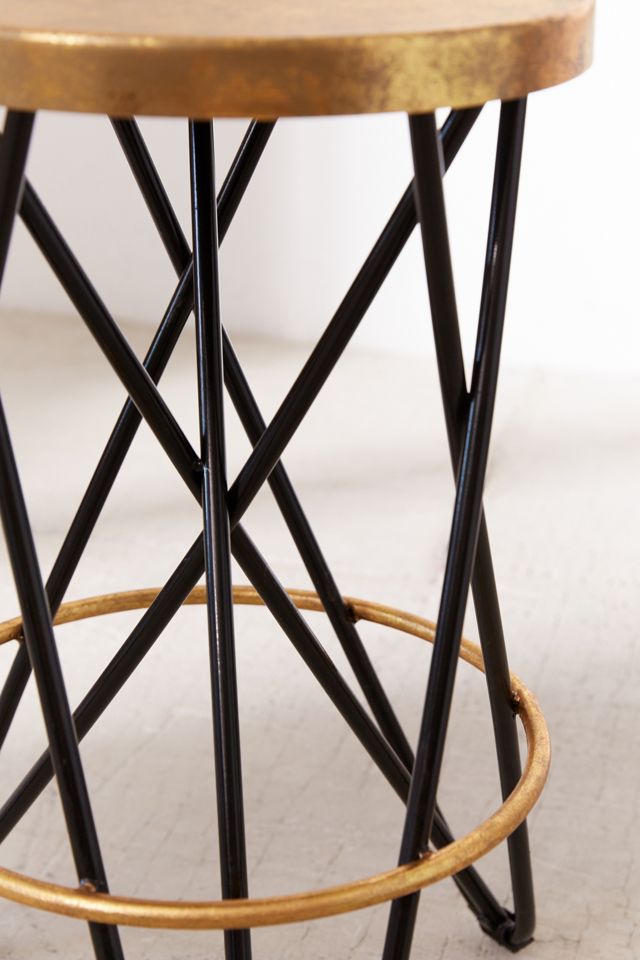 Lorna Gold Counter Stool | Urban Outfitters