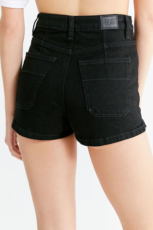 BDG Pinup High-Rise Denim Short – Black | Urban Outfitters
