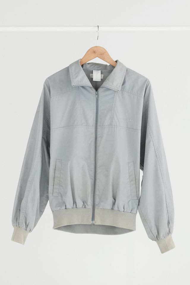 Vintage adidas Grey Monochromatic Bomber Jacket | Urban Outfitters