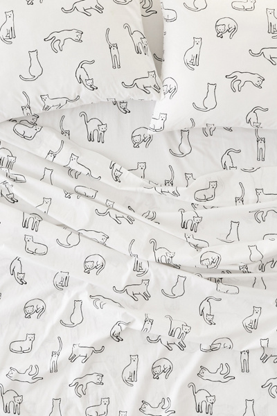 Cat Nap Sheet Set | Urban Outfitters