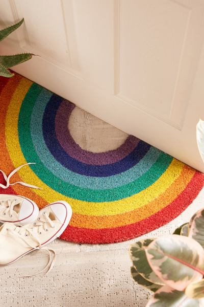 Sunnylife Rainbow Doormat | Urban Outfitters