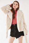 J.O.A. Oversized Faux Sherpa Coat | Urban Outfitters