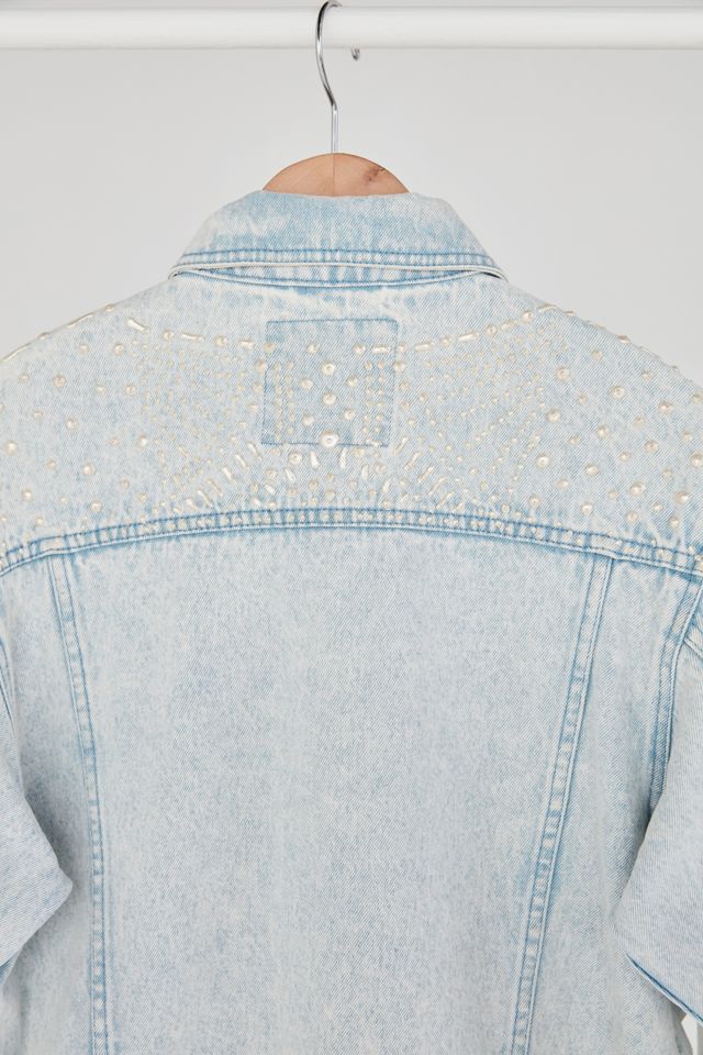 Vintage ‘90s Pearly Denim Jacket | Urban Outfitters Canada