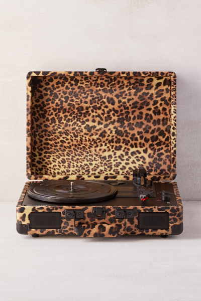 Crosley UO Exclusive Leopard Print Cruiser Bluetooth Record Player ...