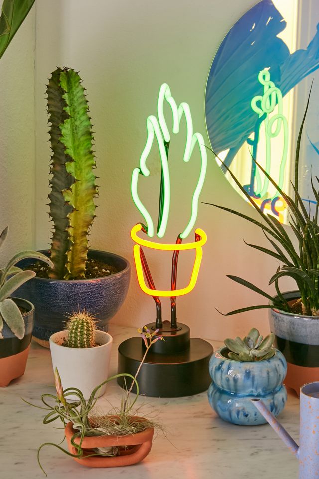 Potted Plant Neon Sign | Urban Outfitters Canada