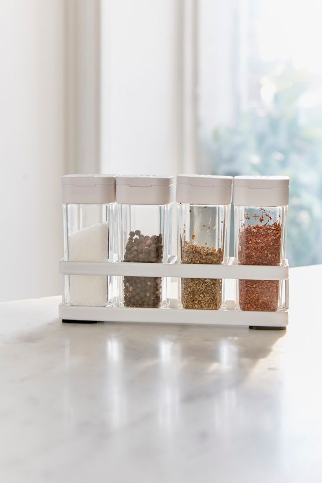 Yamazaki Tower Spice Bottles + Rack Set | Urban Outfitters