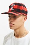 Embroidered Death Row Records Plaid Snapback Hat | Urban Outfitters