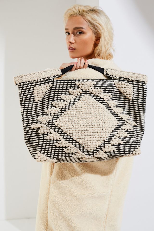 Textured Weave Tote Bag | Urban Outfitters