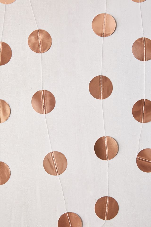 Ginger Ray Copper Circle Banner | Urban Outfitters