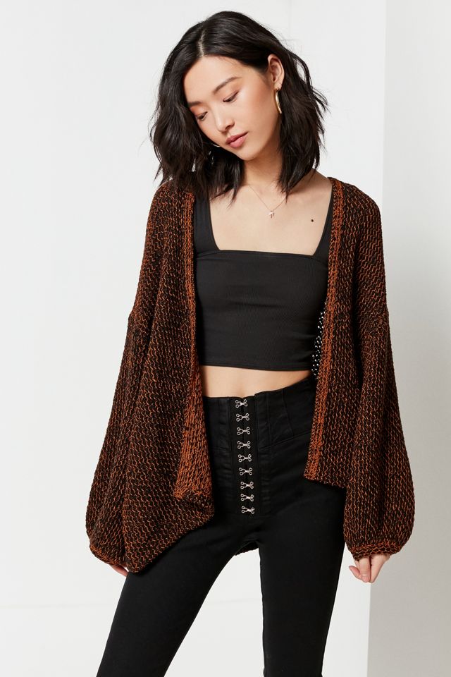 UO Darby Textured Knit Dolman Cardigan | Urban Outfitters