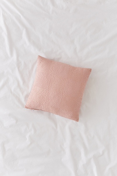 Textured Checker Throw Pillow | Urban Outfitters