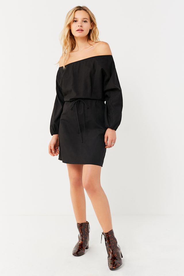UO Linen Tie-Waist Mini Dress | Urban Outfitters