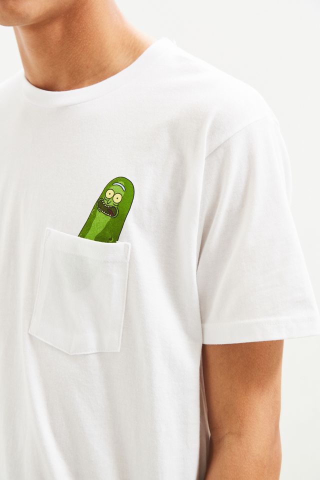 Pickle Rick Pocket Tee | Urban Outfitters Canada