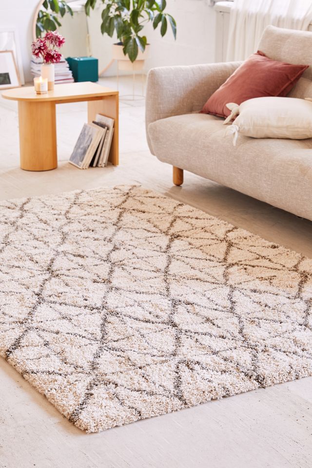 Jonas Patterned Shag Rug | Urban Outfitters