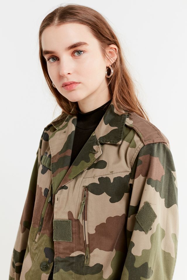 Vintage Camo Button-Down Jacket | Urban Outfitters