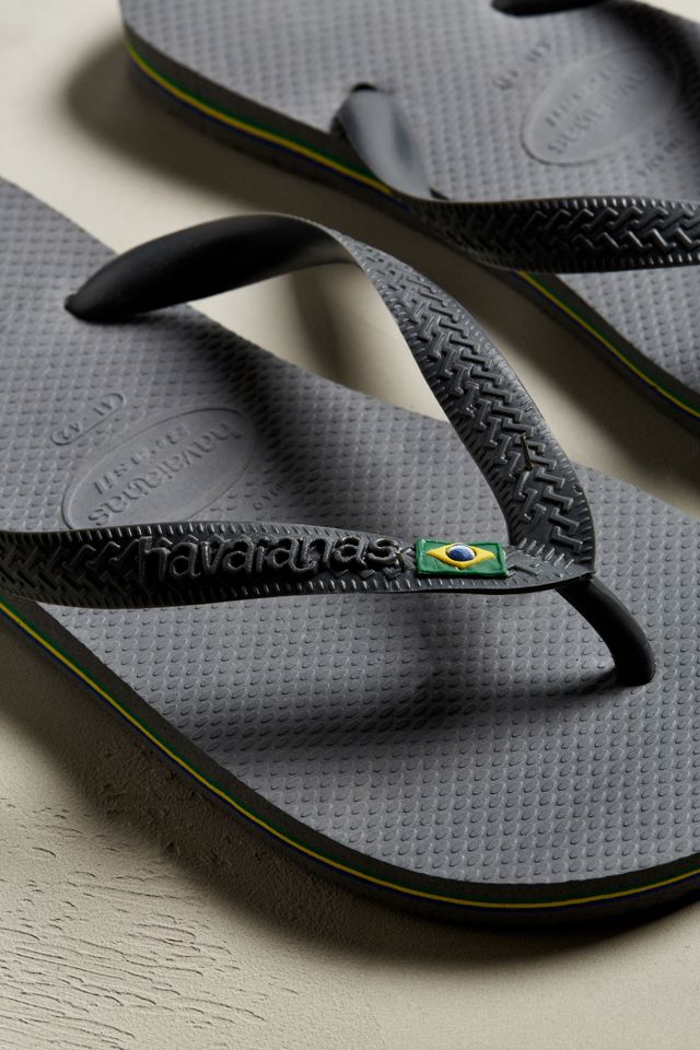 Havaianas Grey Brazil Flip-Flop | Urban Outfitters