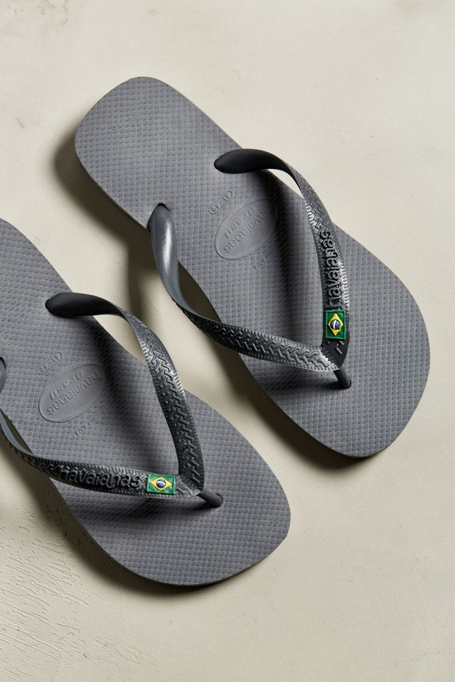Havaianas Grey Brazil Flip-Flop | Urban Outfitters