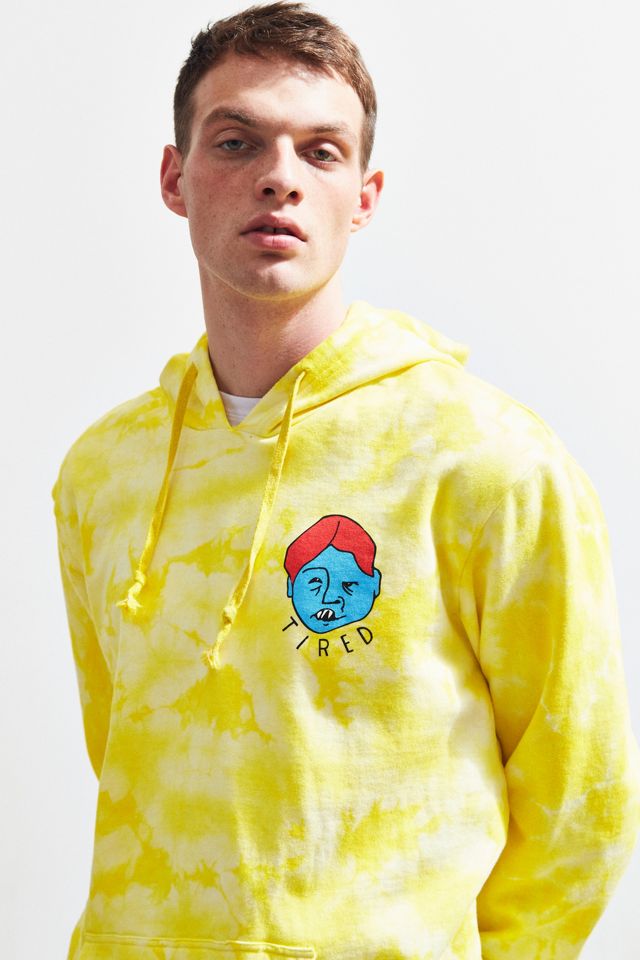 Tired Mangled Face Hoodie Sweatshirt | Urban Outfitters