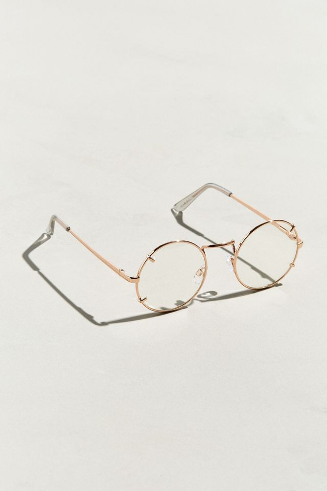 UO Faux Clip Round Readers | Urban Outfitters Canada