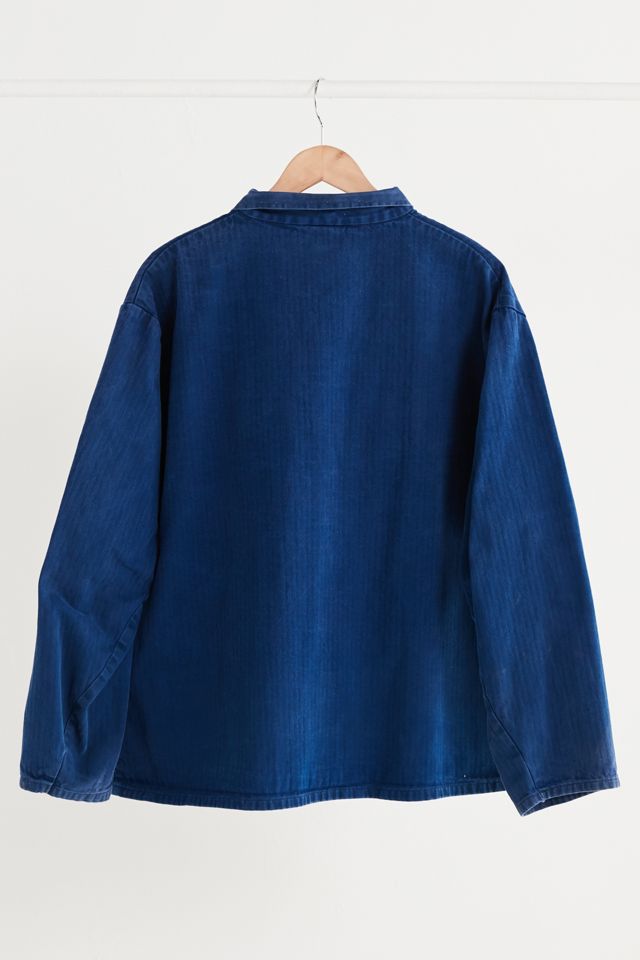 Vintage Navy Herringbone Chore Jacket | Urban Outfitters Canada