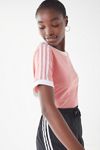 adidas 3 Stripes Ringer Tee | Urban Outfitters
