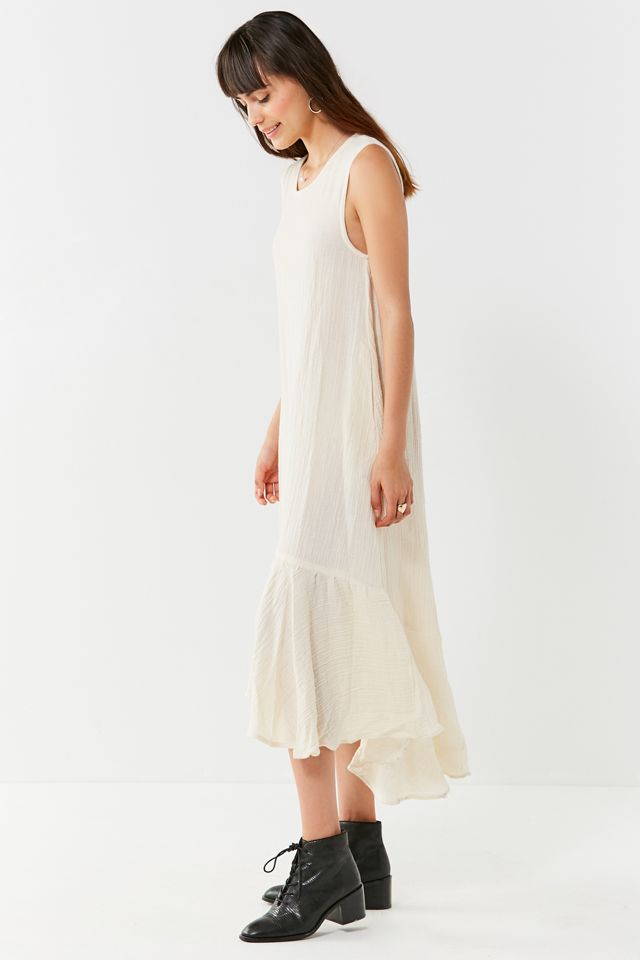 Nice Martin Rider Peplum Midi Dress | Urban Outfitters