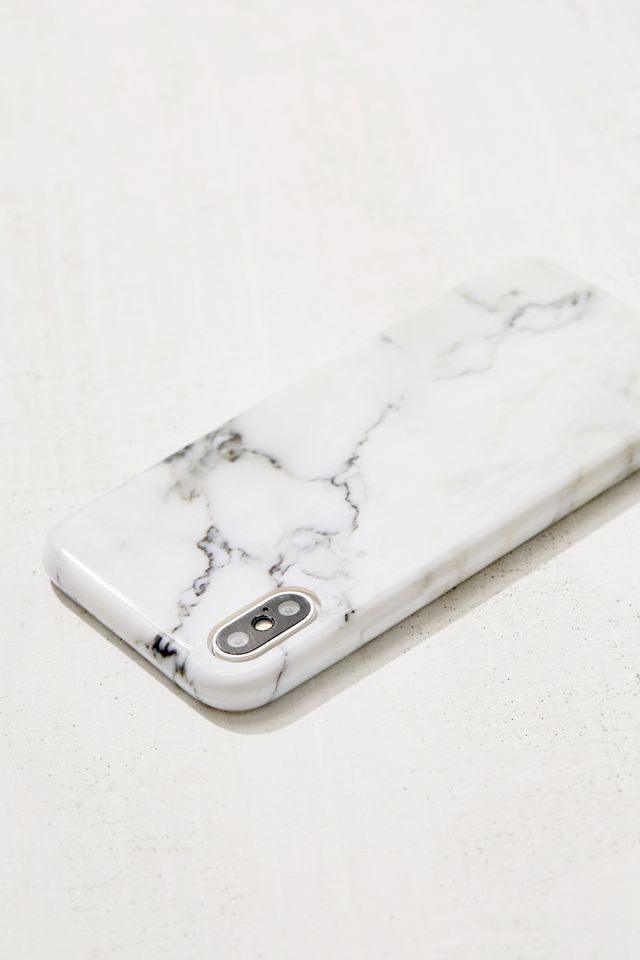White Marble iPhone X Case | Urban Outfitters