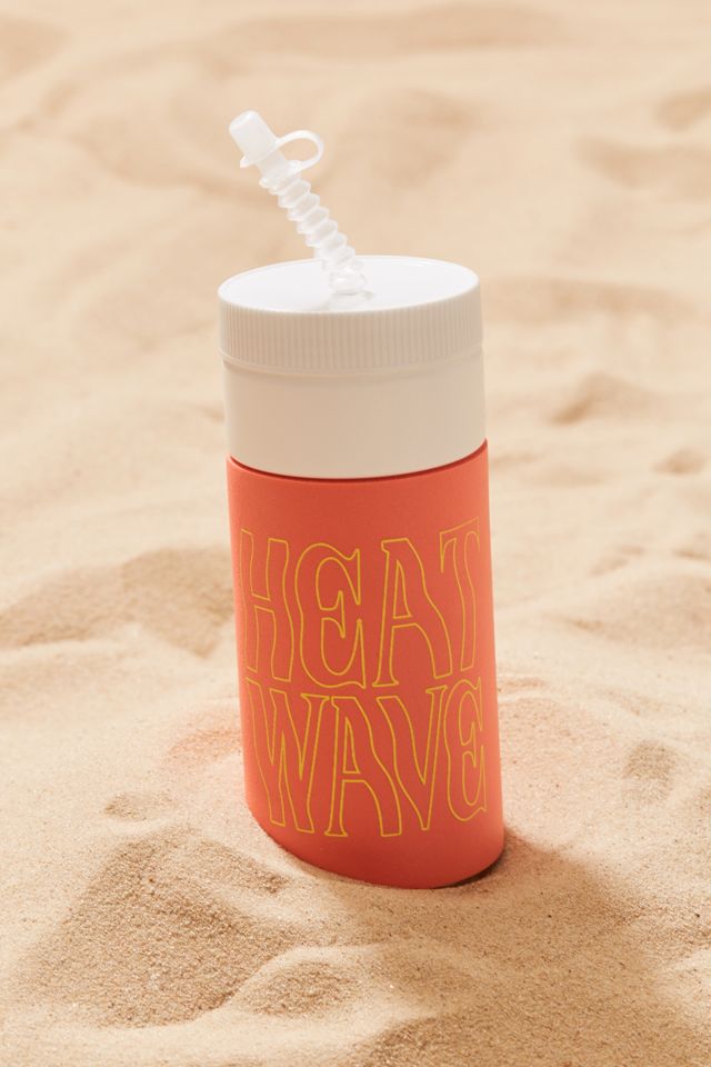 Heat Wave Retro Water Bottle | Urban Outfitters