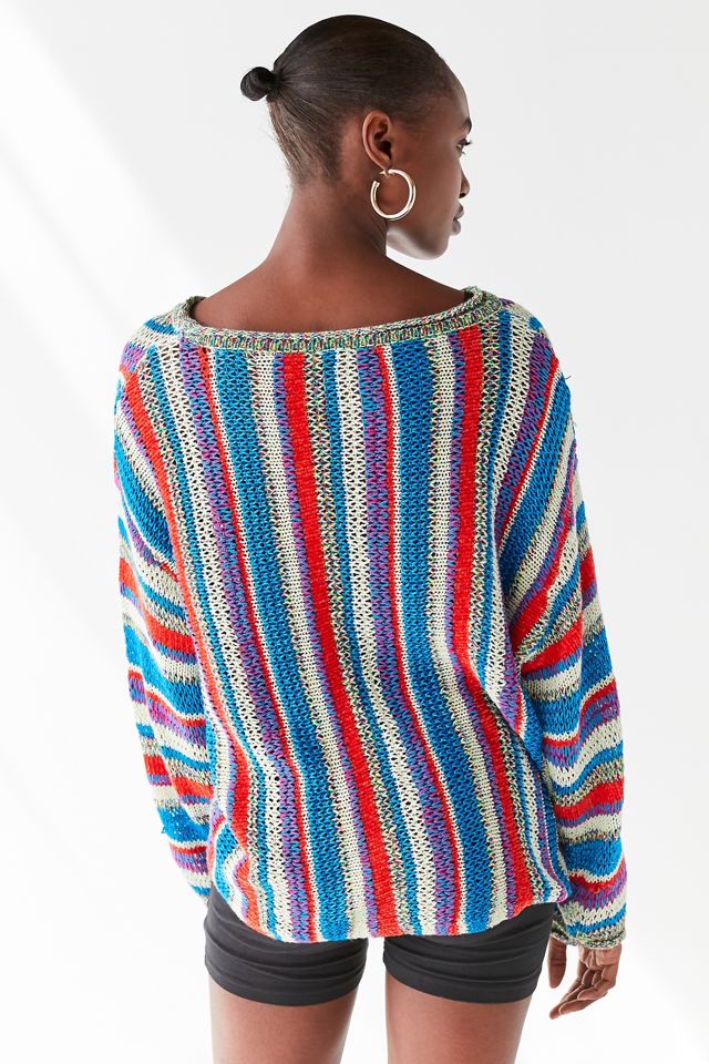 UO Striped Yarn Sweater | Urban Outfitters