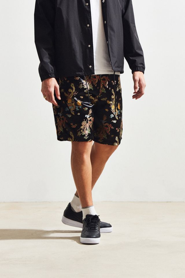 UO Dragon Brocade Boxing Short | Urban Outfitters