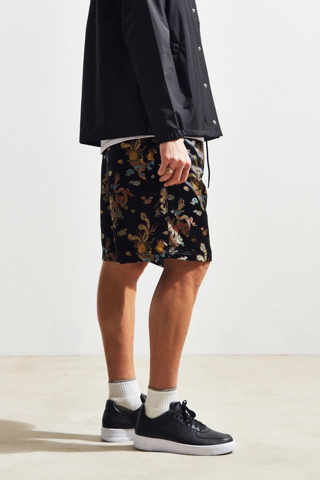 UO Dragon Brocade Boxing Short | Urban Outfitters