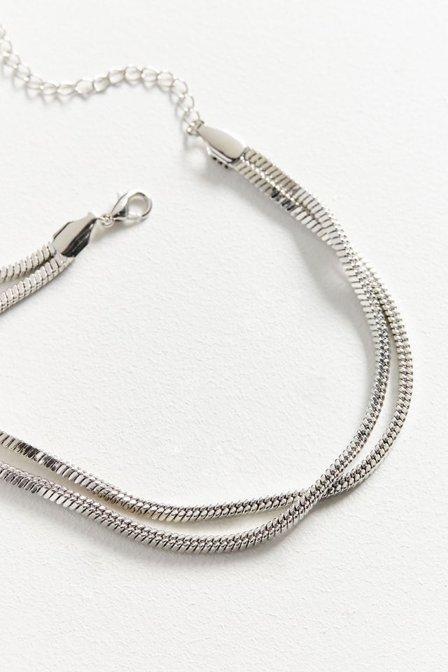 Doubled Snake Chain Anklet | Urban Outfitters Canada