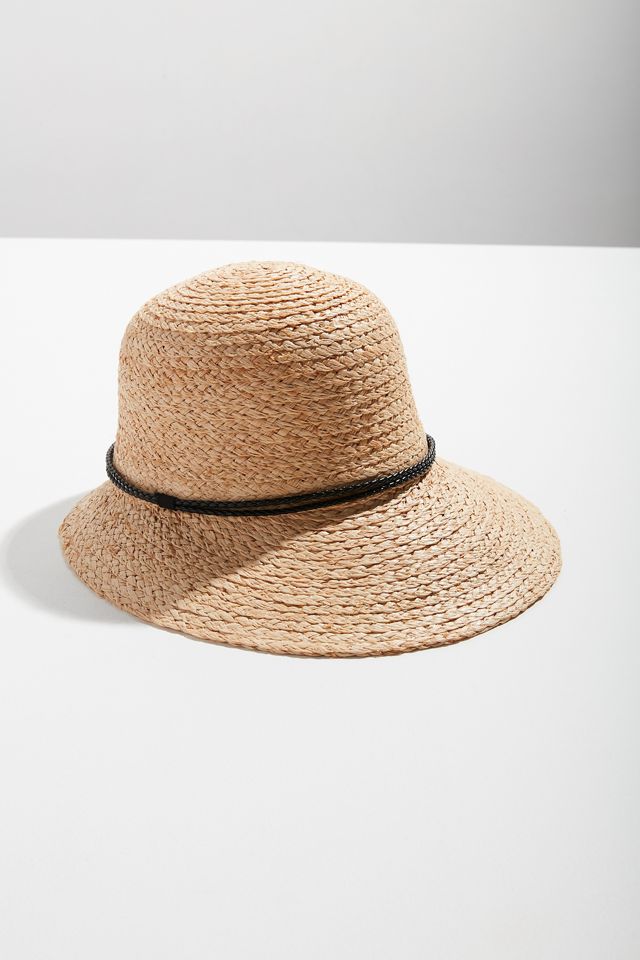 Straw Brimmed Cloche Hat | Urban Outfitters