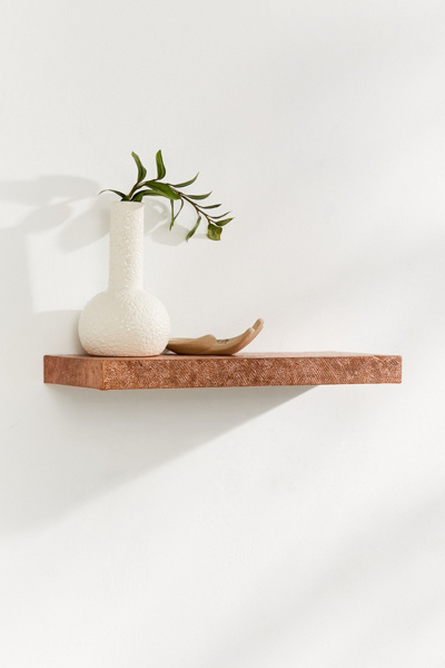 Pressed Copper Wall Shelf | Urban Outfitters