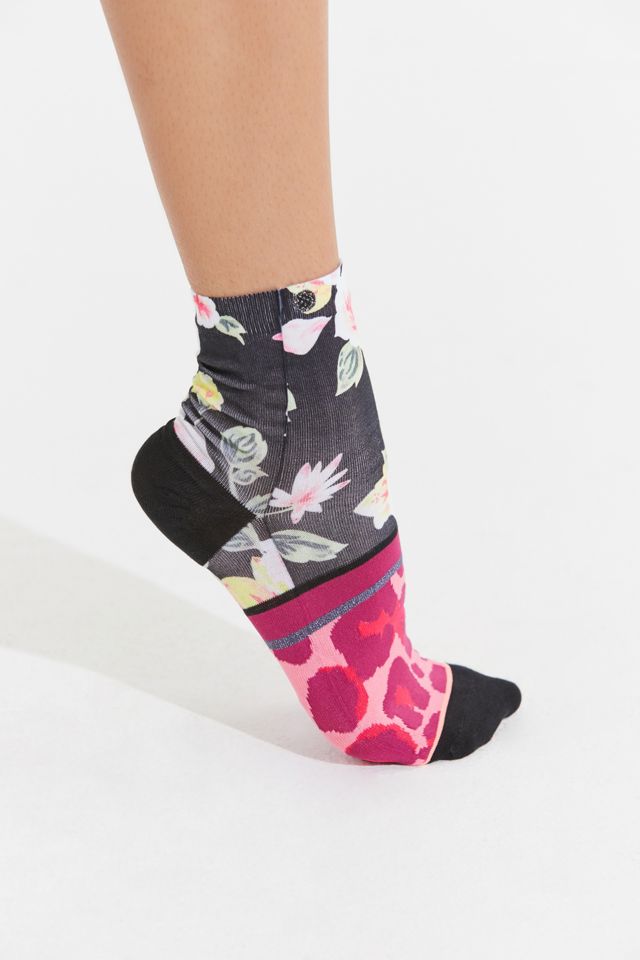 Stance Mixed Print Quarter Sock | Urban Outfitters