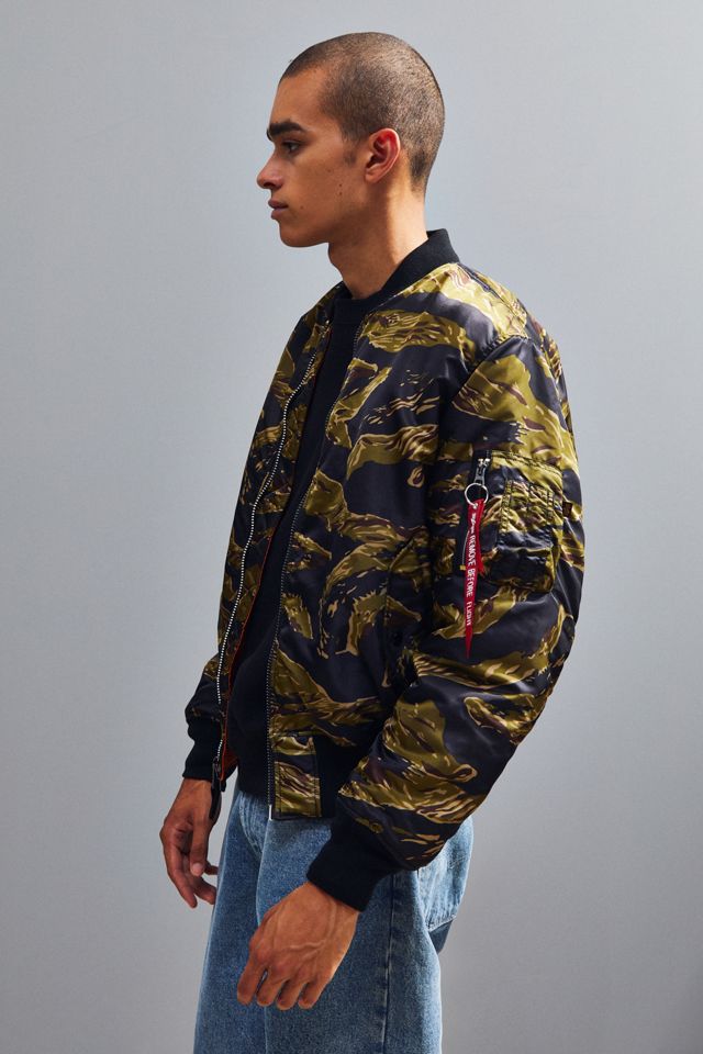 Alpha Industries MA-1 Blood Chit Flight Jacket | Urban Outfitters